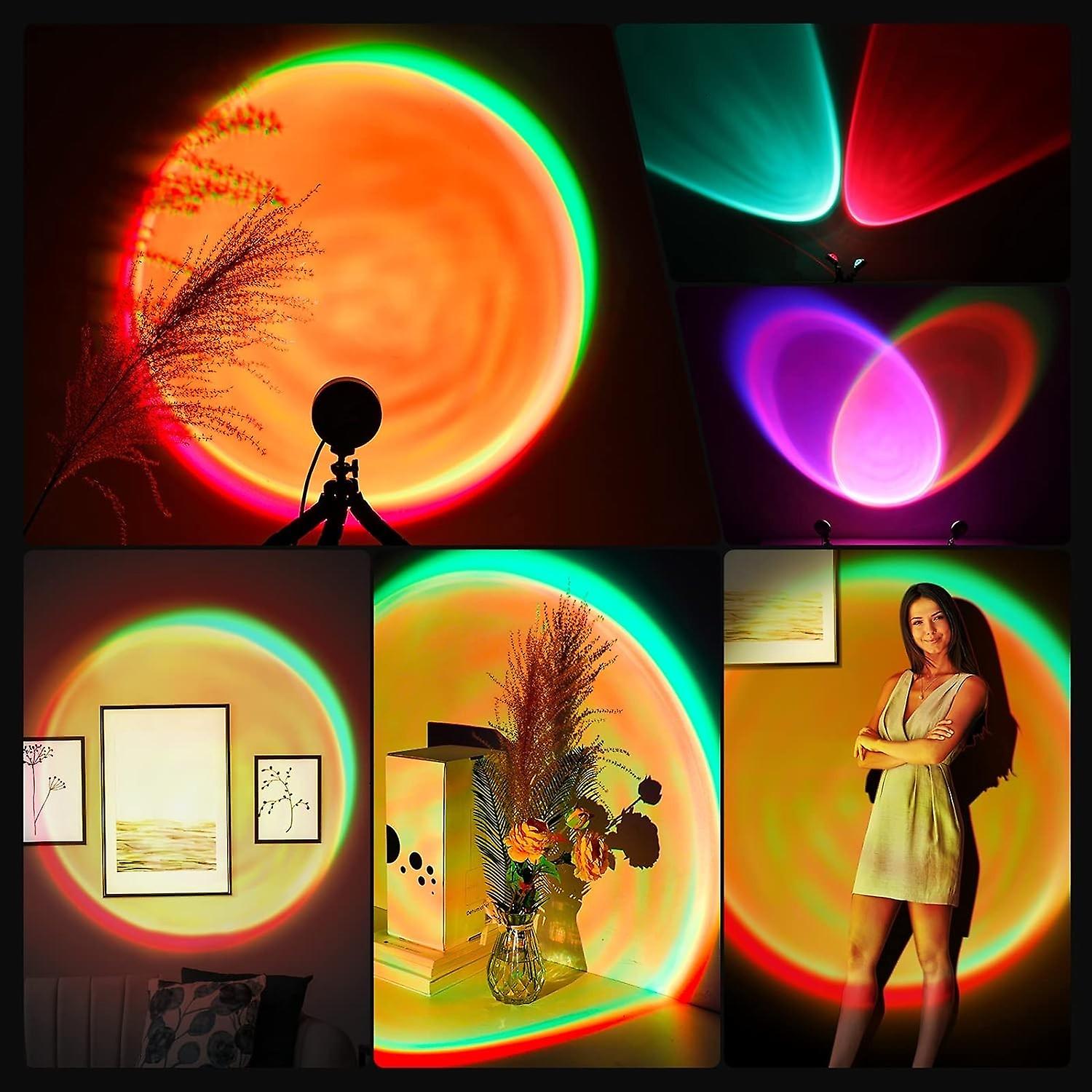 Sunset Lamp, Sunset Lamp, 16 Color Projection Lamp with Tripod, Sunset ...