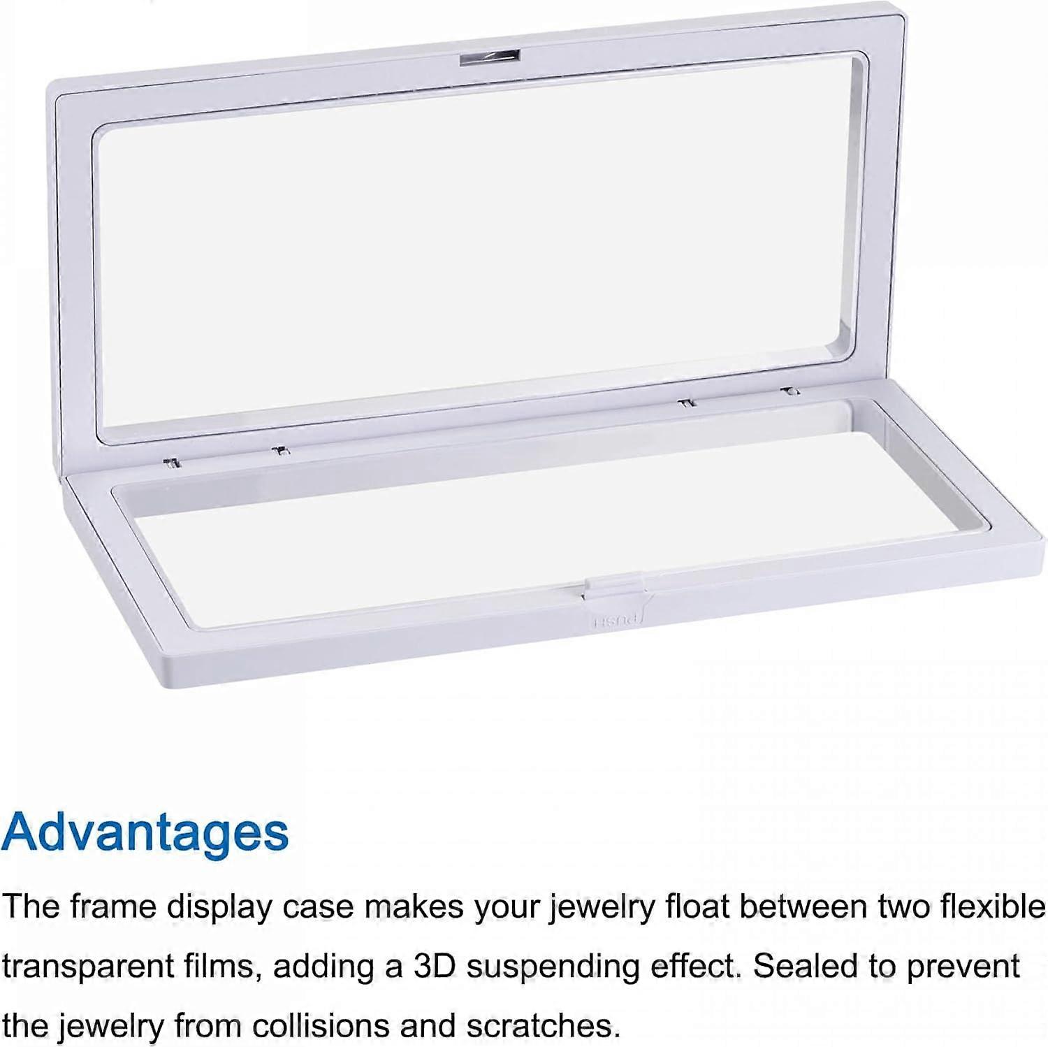 Floating Thin Film Display Box, ABS Frame Display Case Holder 30cm x ...