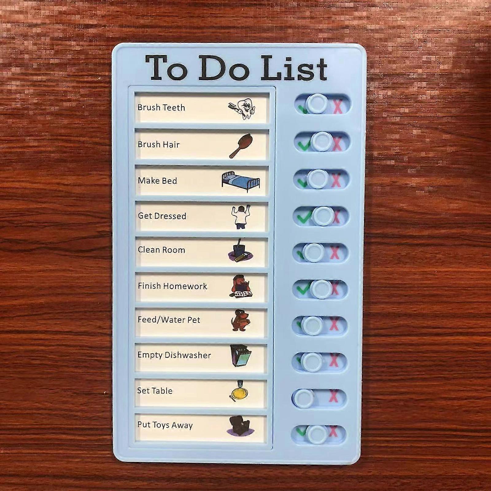 Chore Chart Memo Checklist Board, Chore Chart For Kids, To Do List Message Board For Daily Task ...