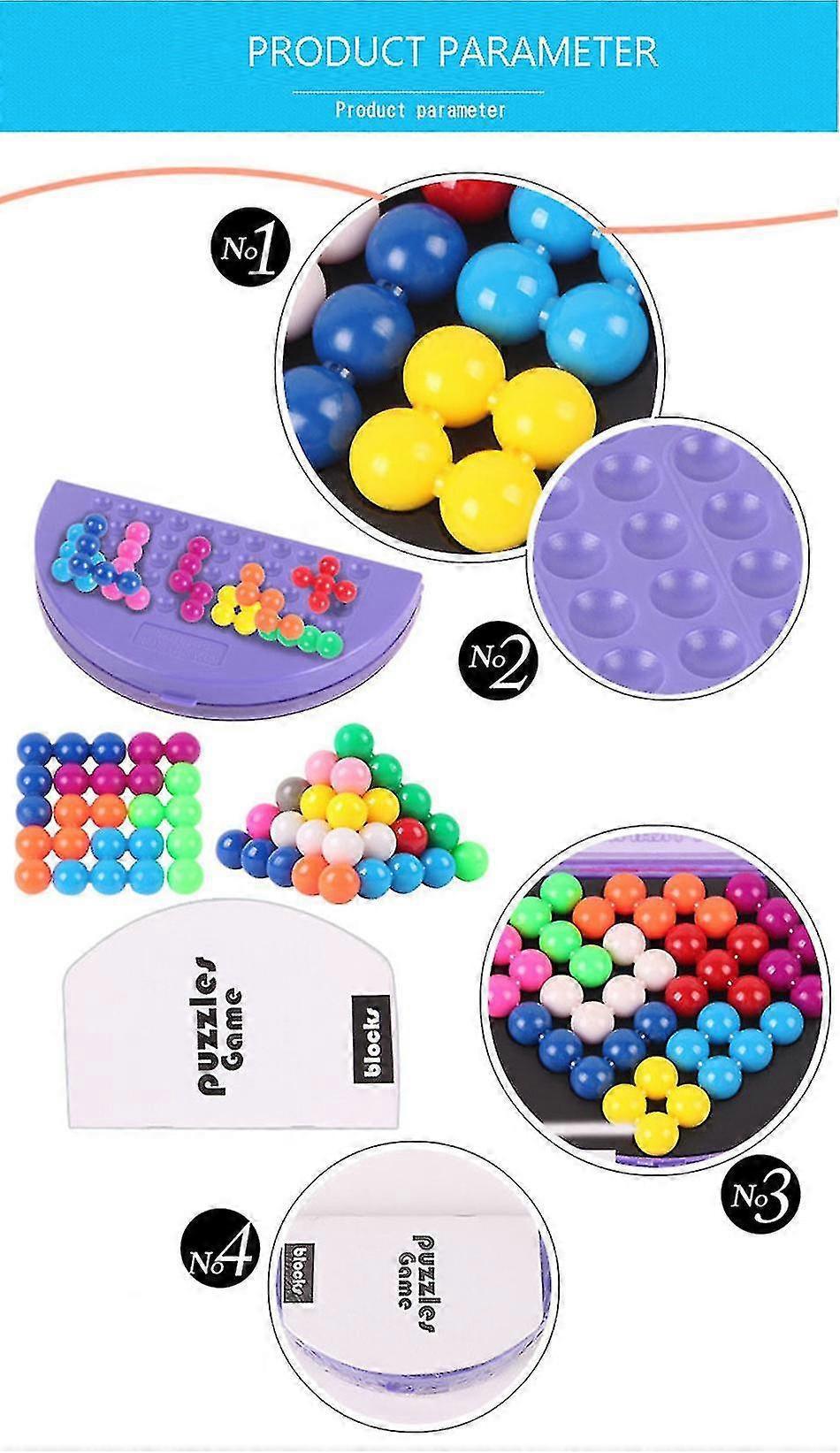 Logical Game Pyramid Plate 178 Challenges Iq Toys | Fruugo UK