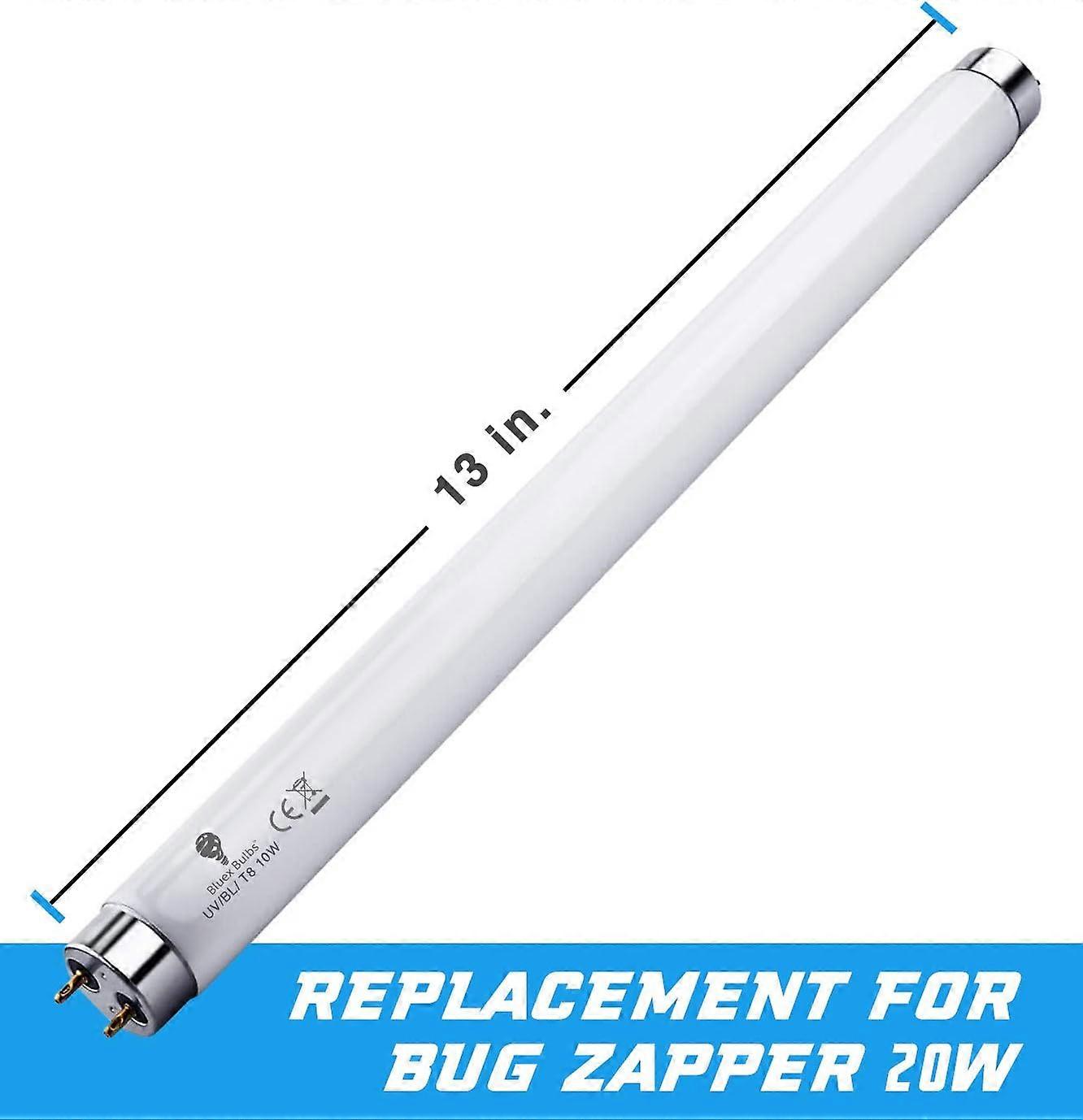 Bluex Bulbs 2 Pack Bug Zapper Replacement Lamp Bulb Light Tube 10W for ...