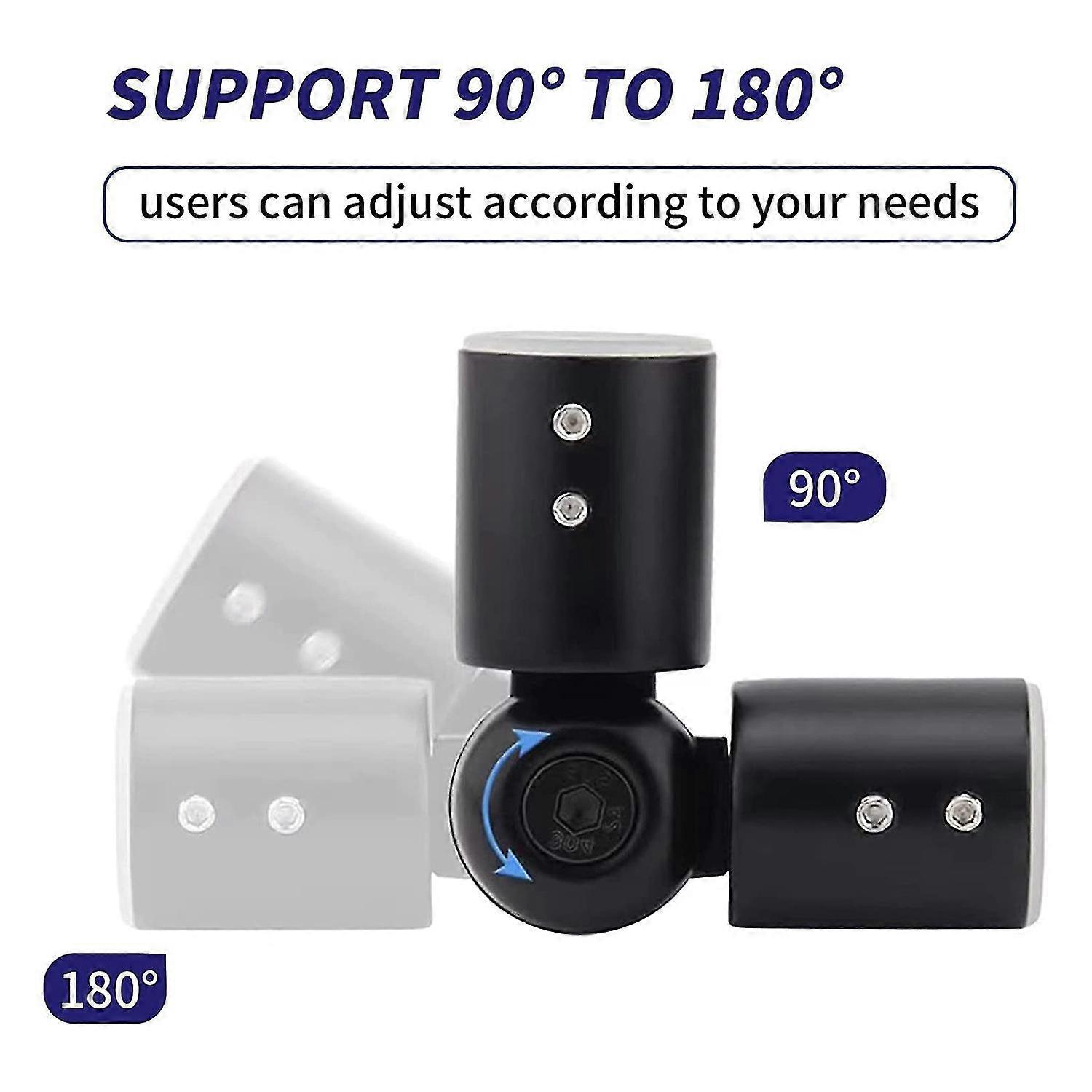 2pcs Curtain Rods Corner Connector, Adjustable Curtain Rod Corner ...