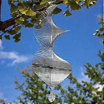 3d Metal Wind Hanging Spinner Sun Spiral Wind Chimes Wind Sculptures ...