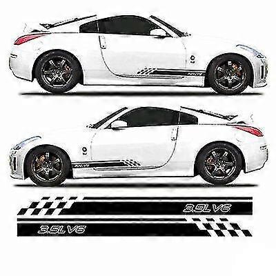 3.5L v6 engine jdm side stripe fits nissan 350z vq vinyl decal sticker ...