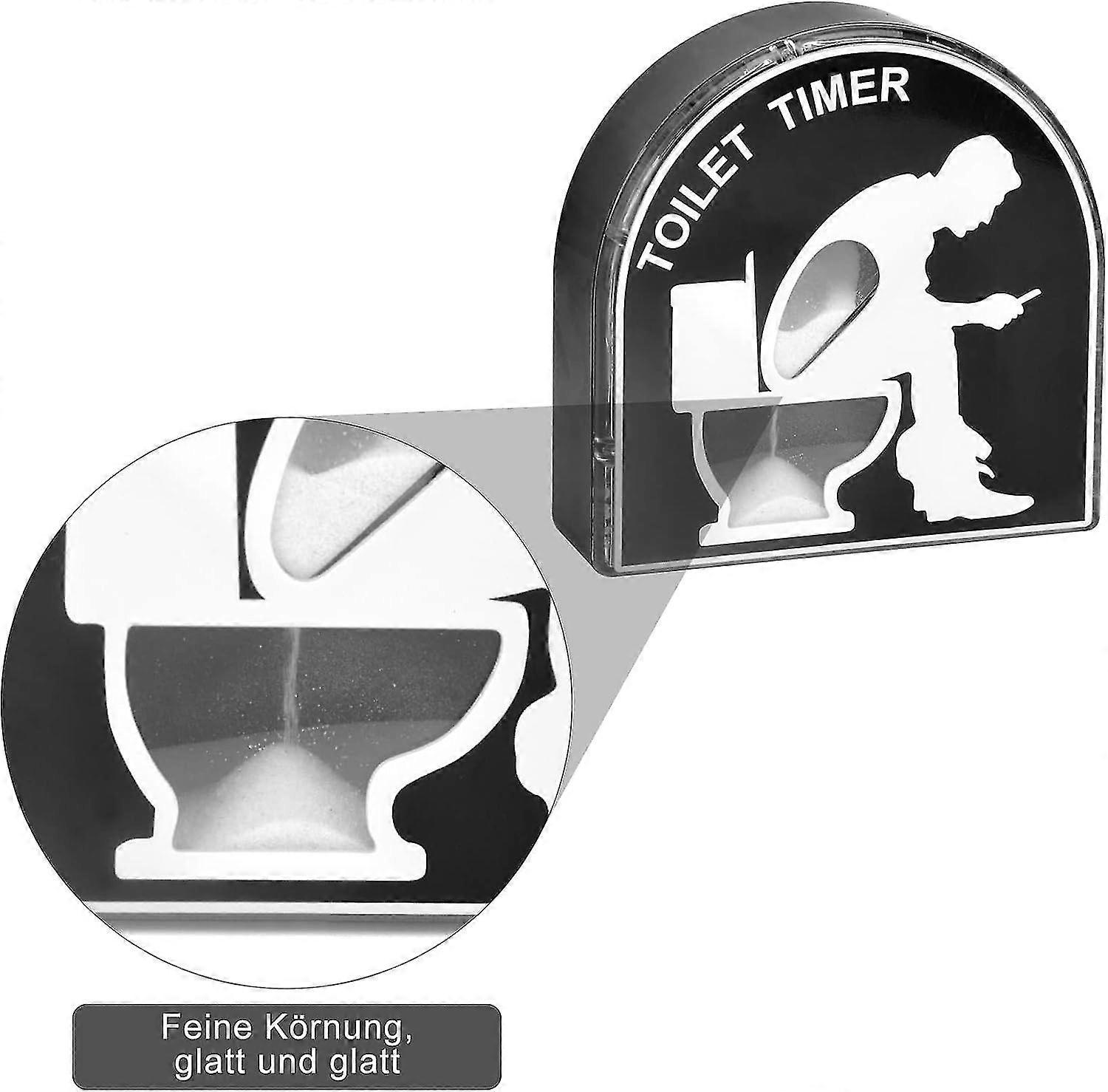 Hourglasses Toilet Hourglass Timer Creative 5 Toilet Timer, Brush For ...