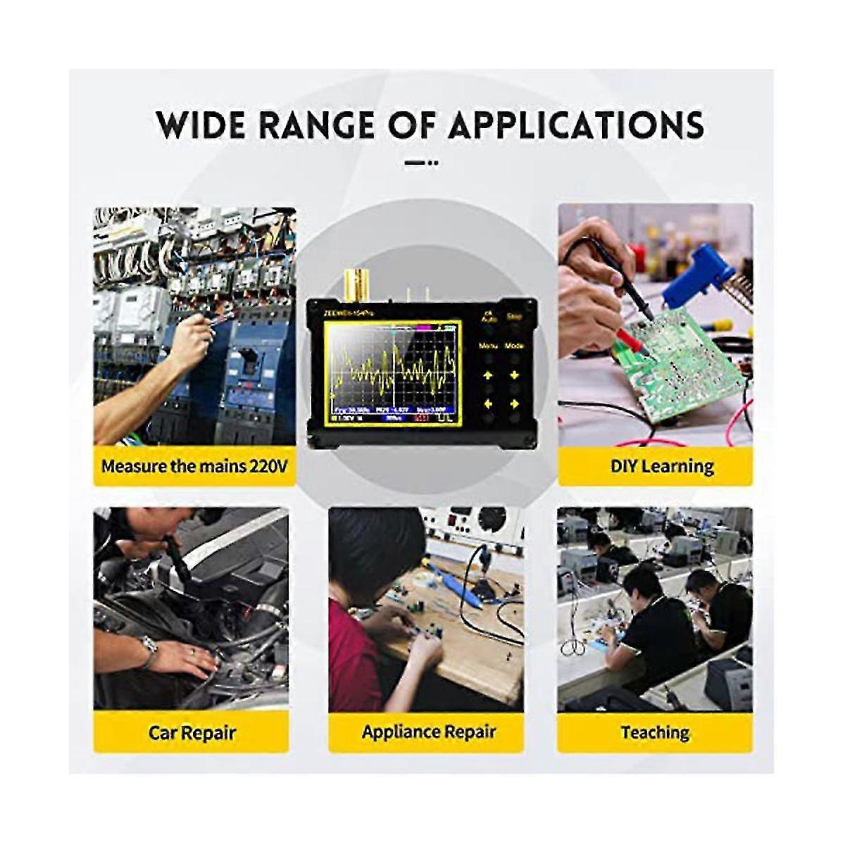 2 in 1 Handheld Oscilloscope Signal Generator, 154 Pro 2.4Inch Digital ...