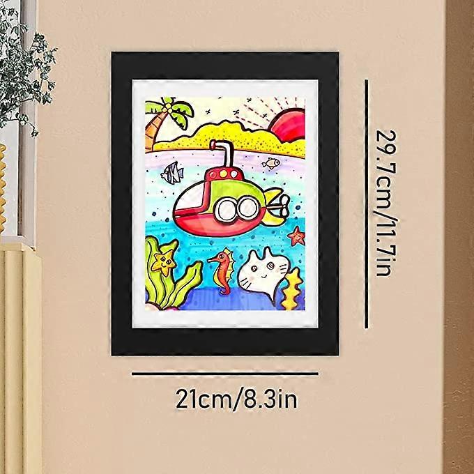 A4 Kids Art Frames, Children Art Projects Frames 8.3 x 11.7inch Front ...