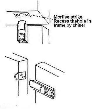 Sliding Deadbolt, Hanshilai Solid Brass Face Bolt, Matte Black ...