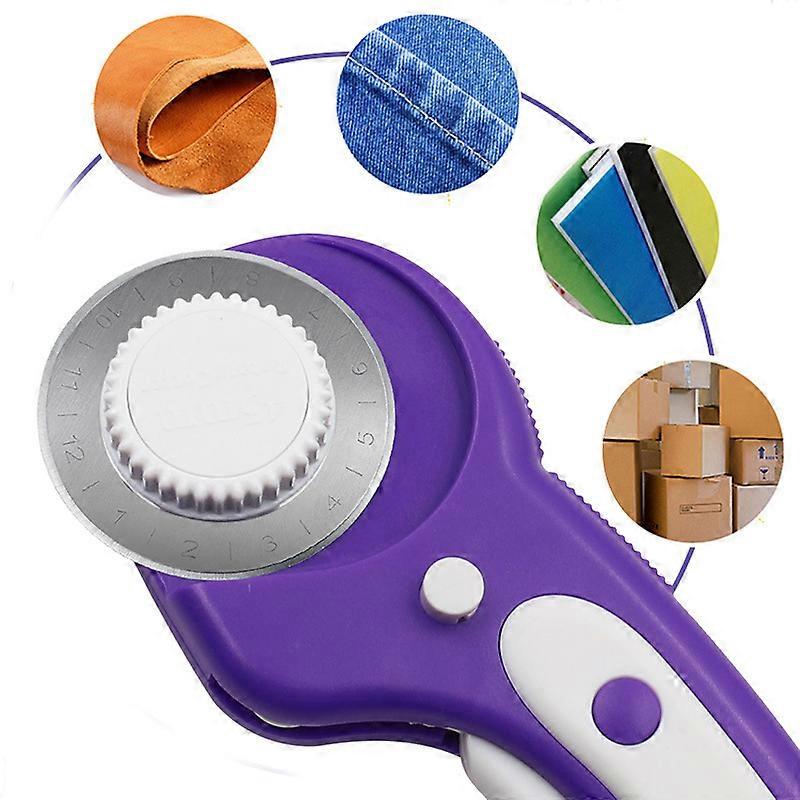 45mm Rotary Cutter ,Ergonomic Handle Rolling Cutter with Safety Lock ...