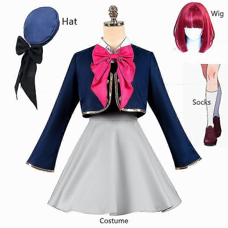 [blue Hat And Knitted Vest] Oshi No Ko Ruby Hoshino Kana Arima Cosplay ...