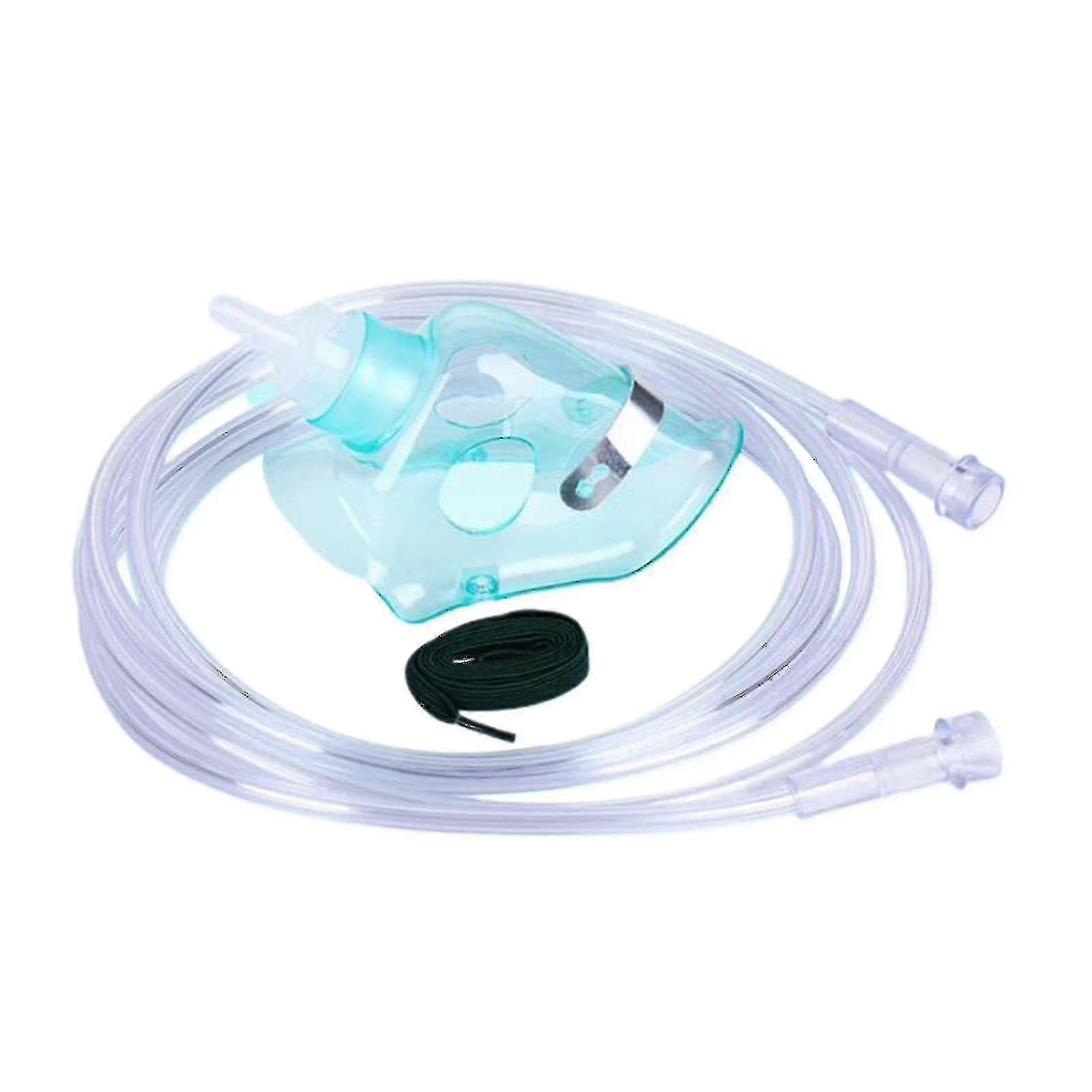 1set Oxygen Mask With Hose Pvc Face Mask Oxygen Mask 1.6m / 5.24ft - S ...