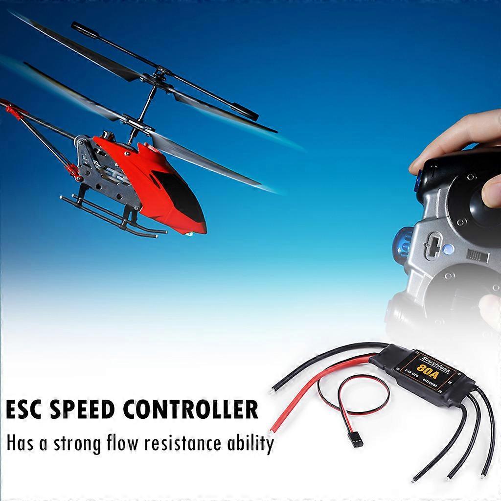 RC ESC, 80A 2-6S Brushless Electronic Speed Controller with UBEC for ...