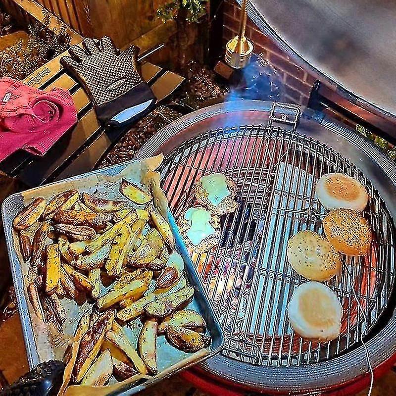 Charcoal Basket For Grill Heavy Duty Stainless Steel Charcoal Basket ...