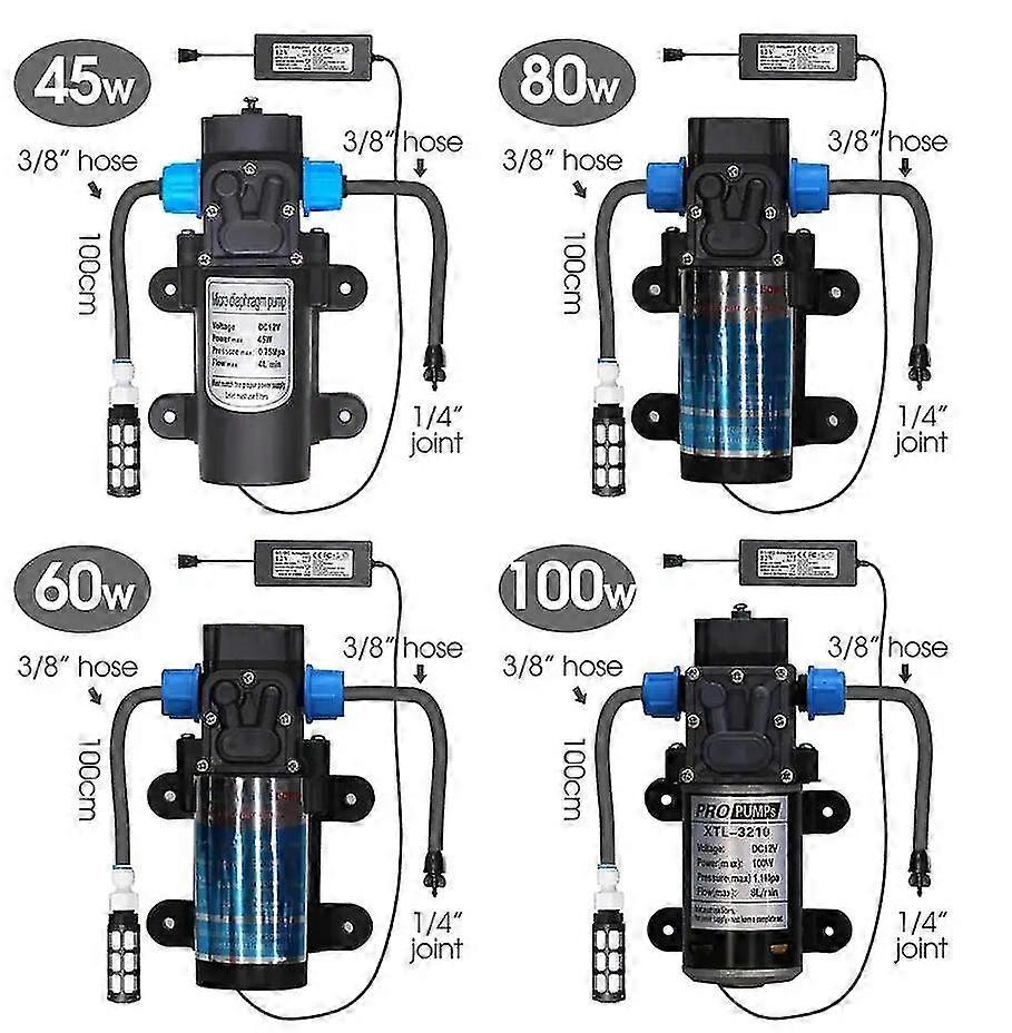 Excellent 45-60w Self-priming Pressurize Pump Garden Drip Watering Kit ...