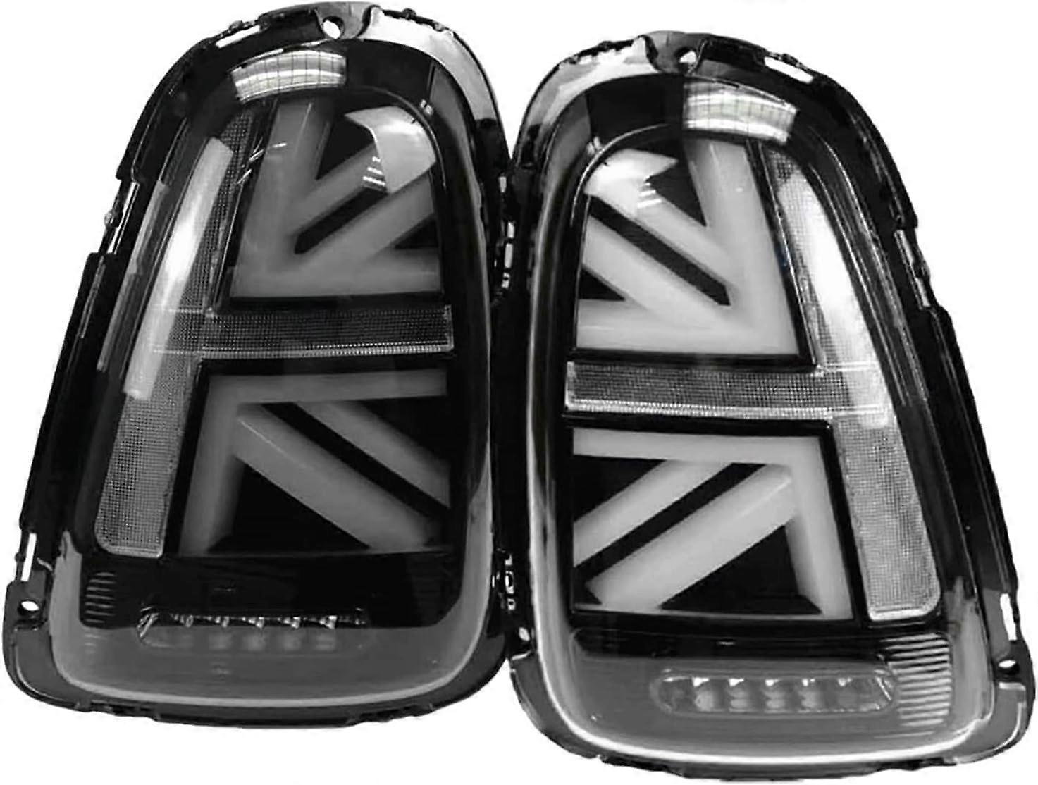 Union Jack Led Tail Lights Assembly Compatible for BMW R56 R57 R58 R59 ...