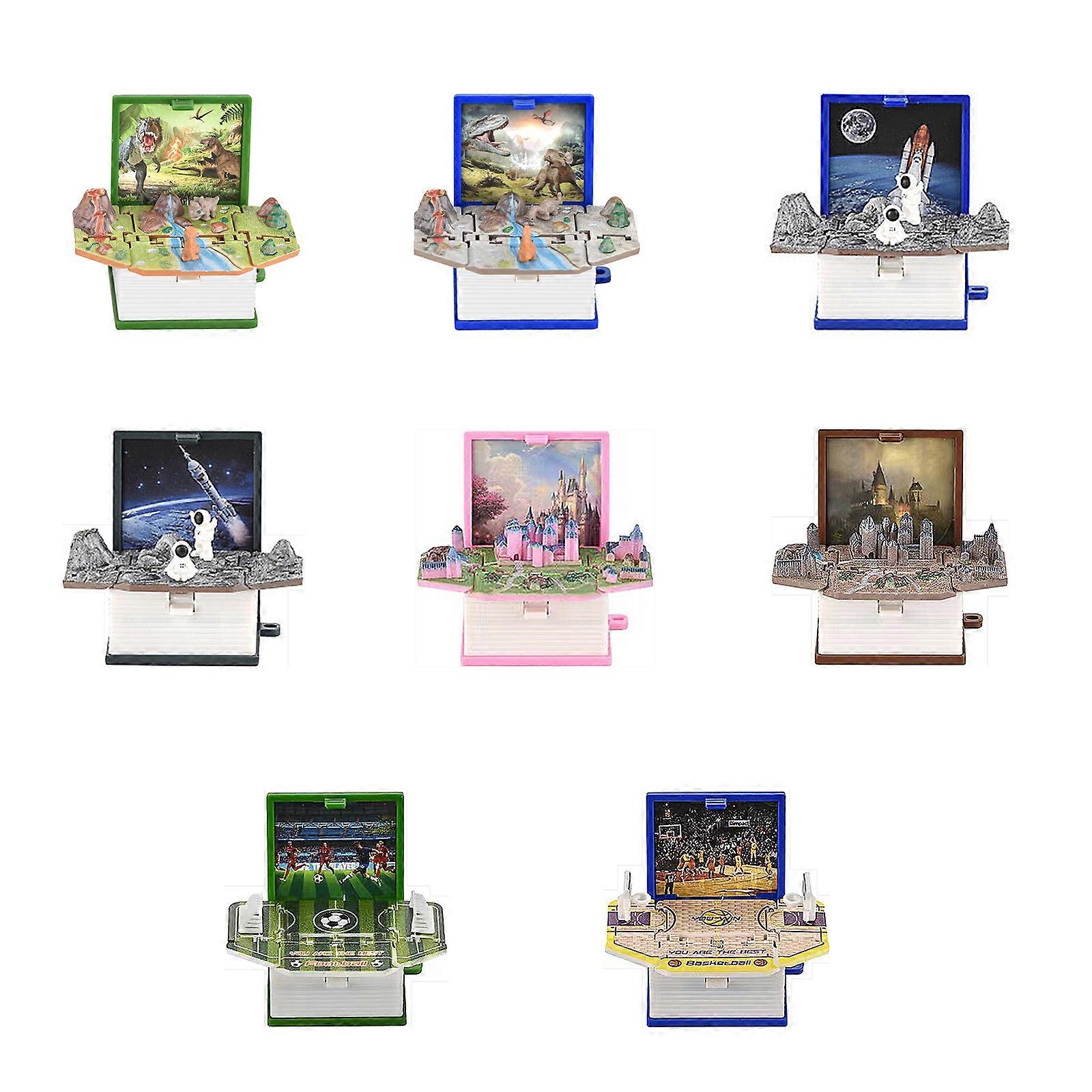 3D Dinosaur Book Keychain - Fun and Educational Toy for Kids - Mini Pop ...