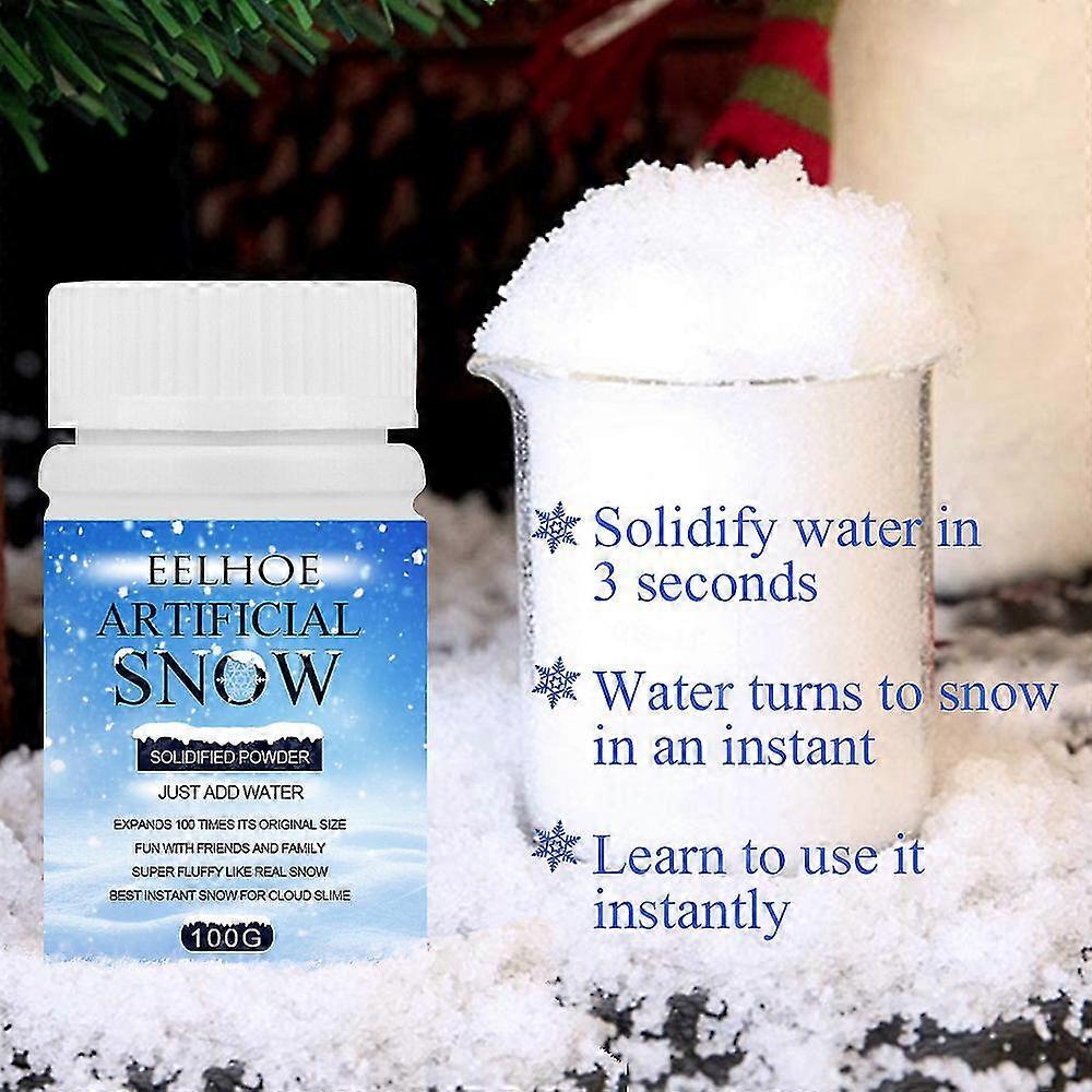 Instant Fake Snow Powder Expands 100 Times Artificial Snow Coagulant ...