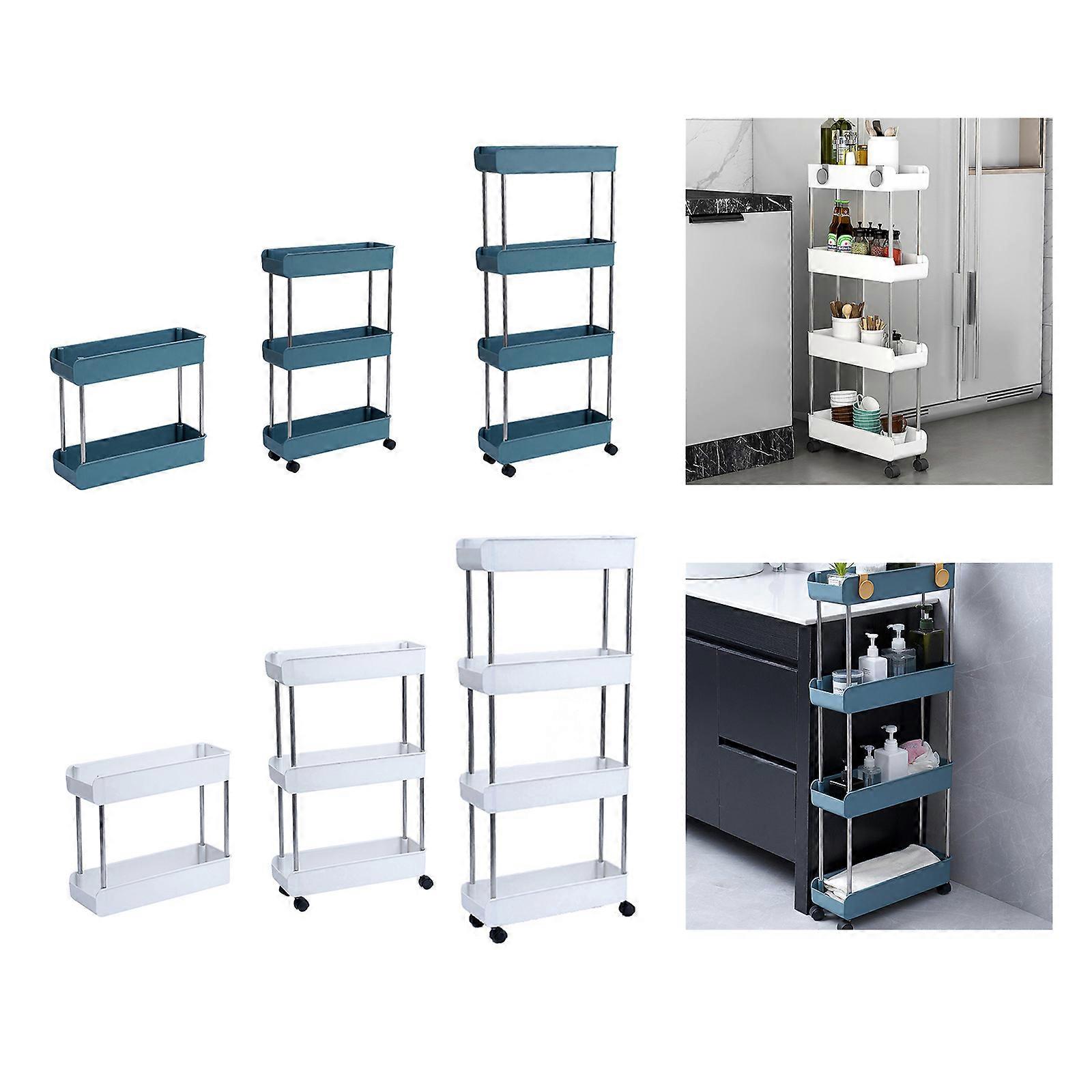 Convenient Layered Kitchen Trolley Rolling Kitchen Trolley with ...