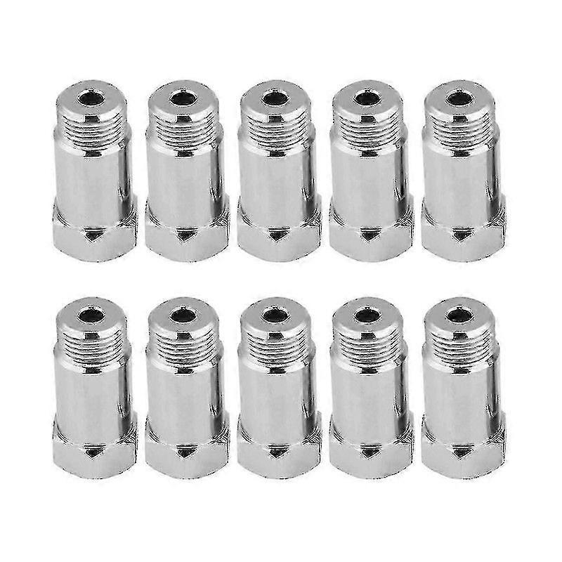 10pcs O2 Sensor Spacer Adapter Extender Extension Straight 45mm M18x1.5 ...