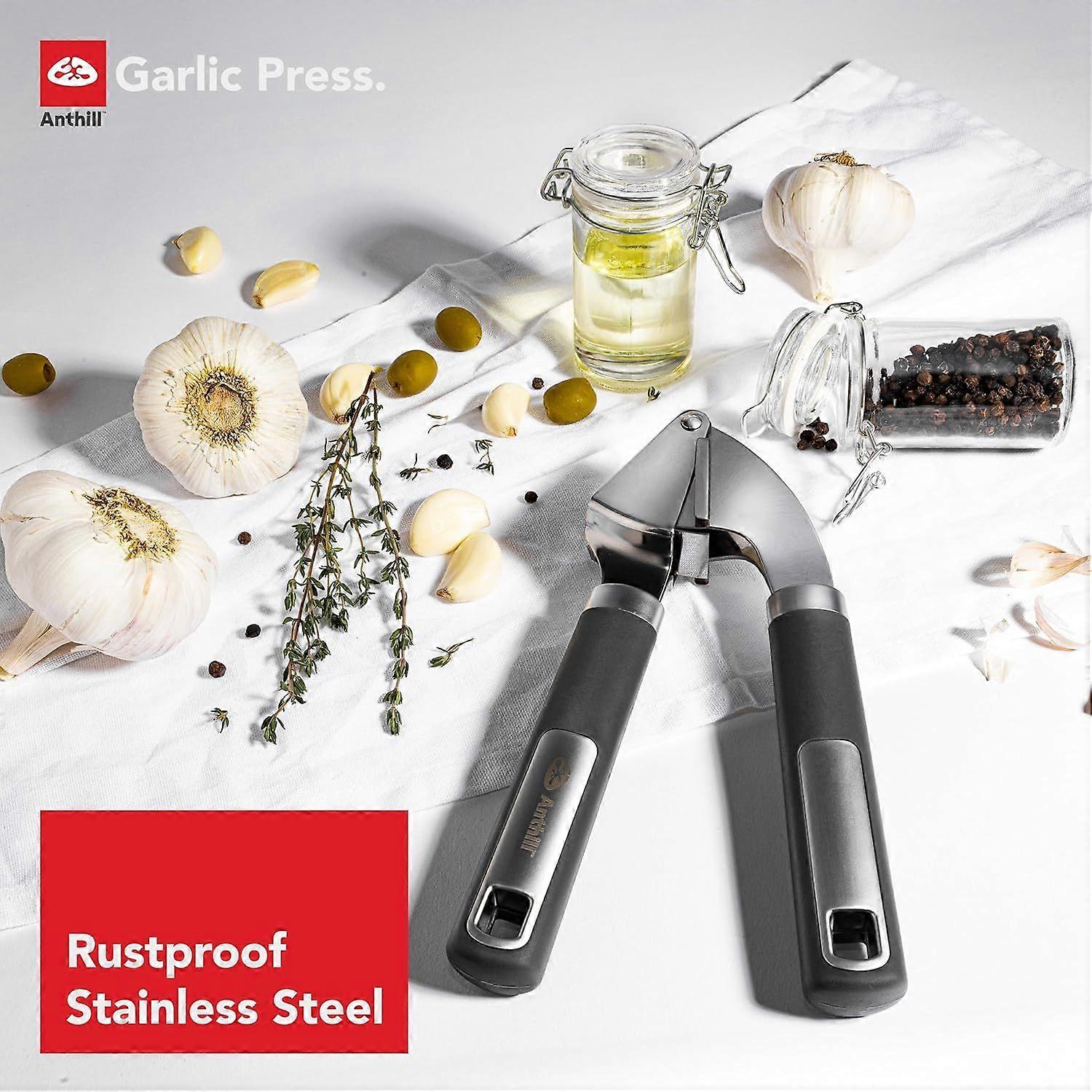 Premium Heavy Duty Garlic Press - Stainless Steel Rust proof Dishwasher ...