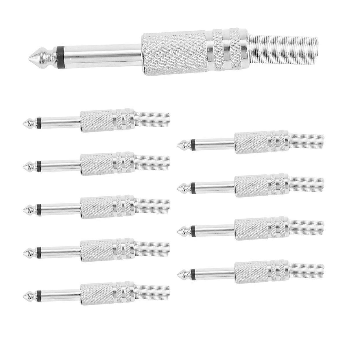 6.35mm Mono Amplifier Plug 1/4Inch Male Mono Monaural Jack Audio Cable ...