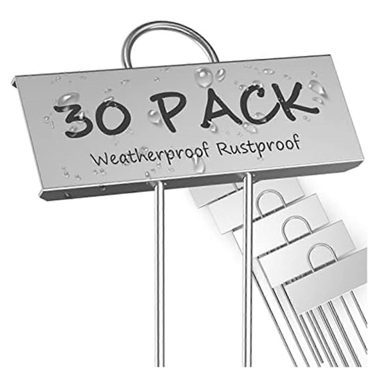 30-Pack Metal Plant Labels Weatherproof Garden Markers Reusable | Fruugo UK