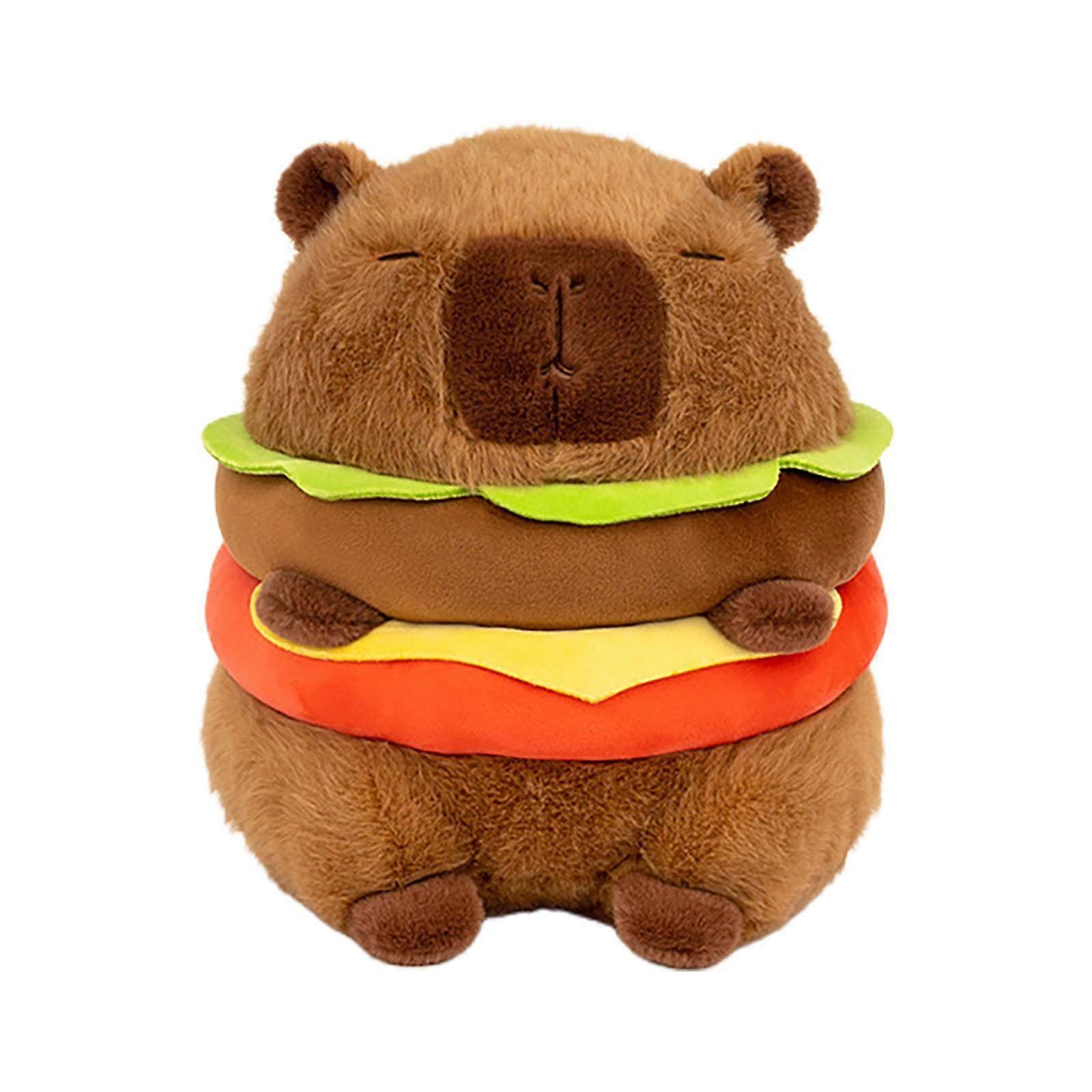 Plush Hamburger Capybara Soft Unique Sofa Pillow Living Room Capybara ...