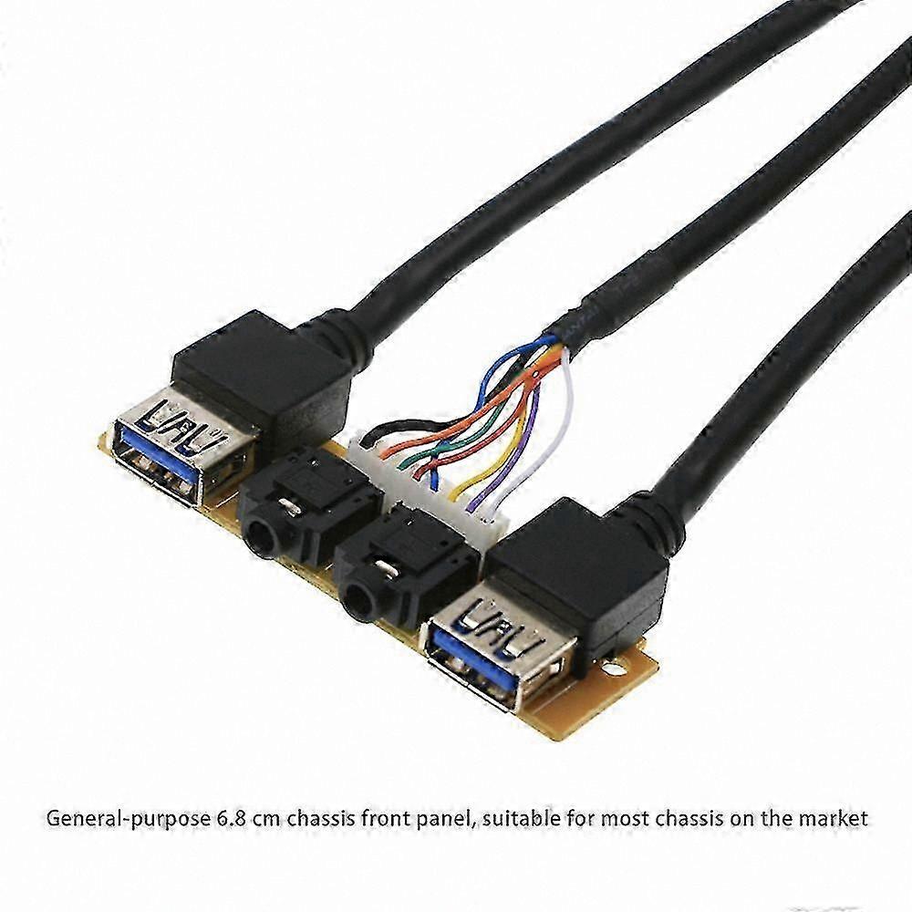 60cm DIY Front Panel with USB 3.0 Ports and HD Audio Jack I/O Board ...