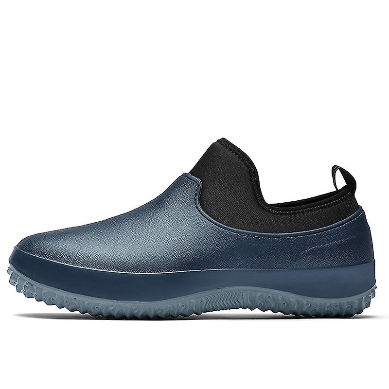 Chef Shoes with Rubber Sole Waterproof Non Slip Slip-on Shoes Rain ...