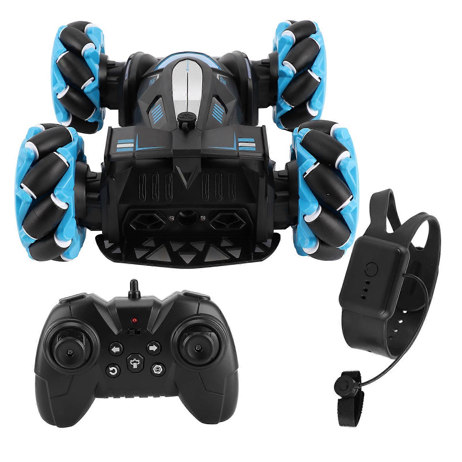 2-in-1 Gesture Sensor and Remote Control Stunt Car with Light, Music ...