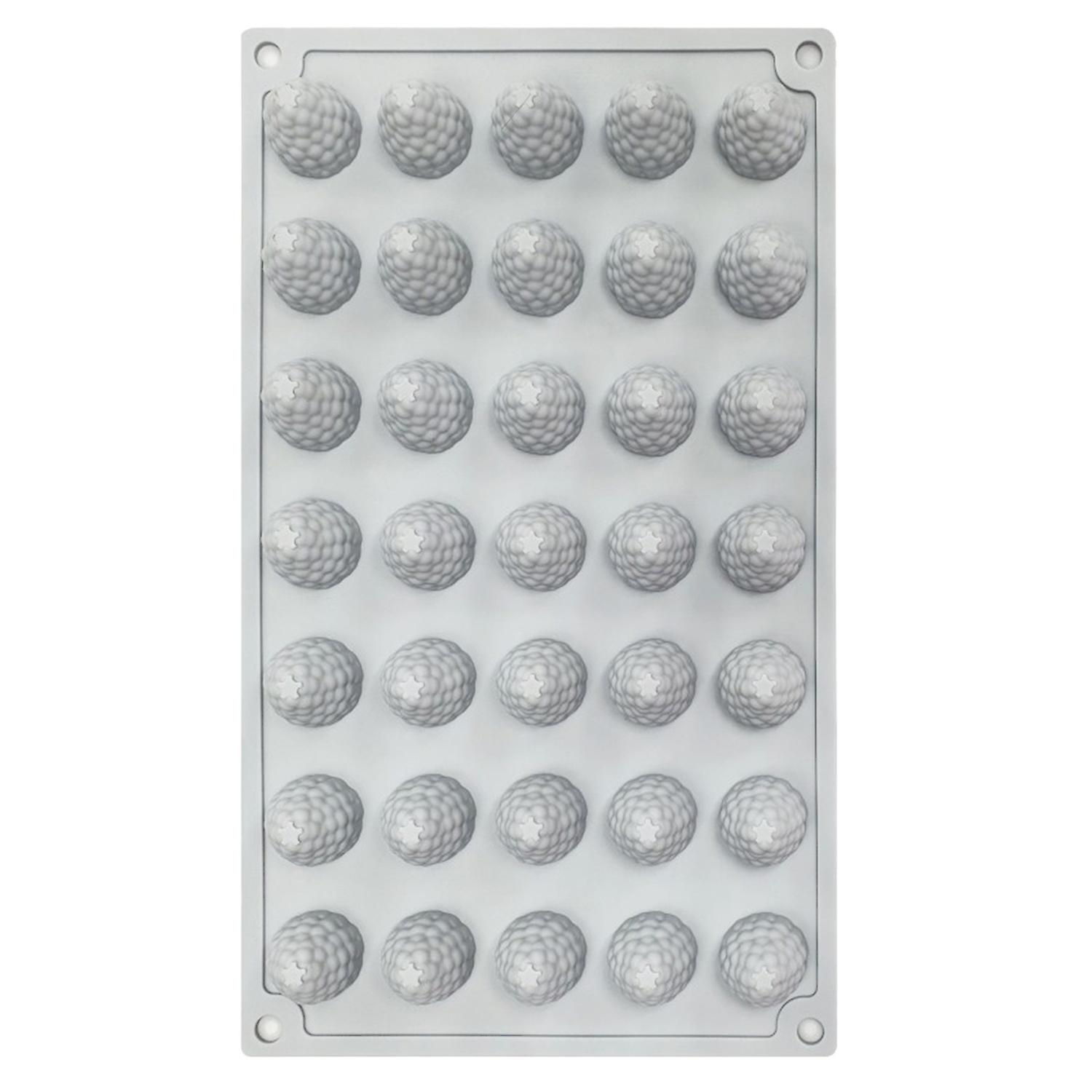 Raspberry Silicone Mold 35 Cavities Non-stick Food Grade Easy Release ...