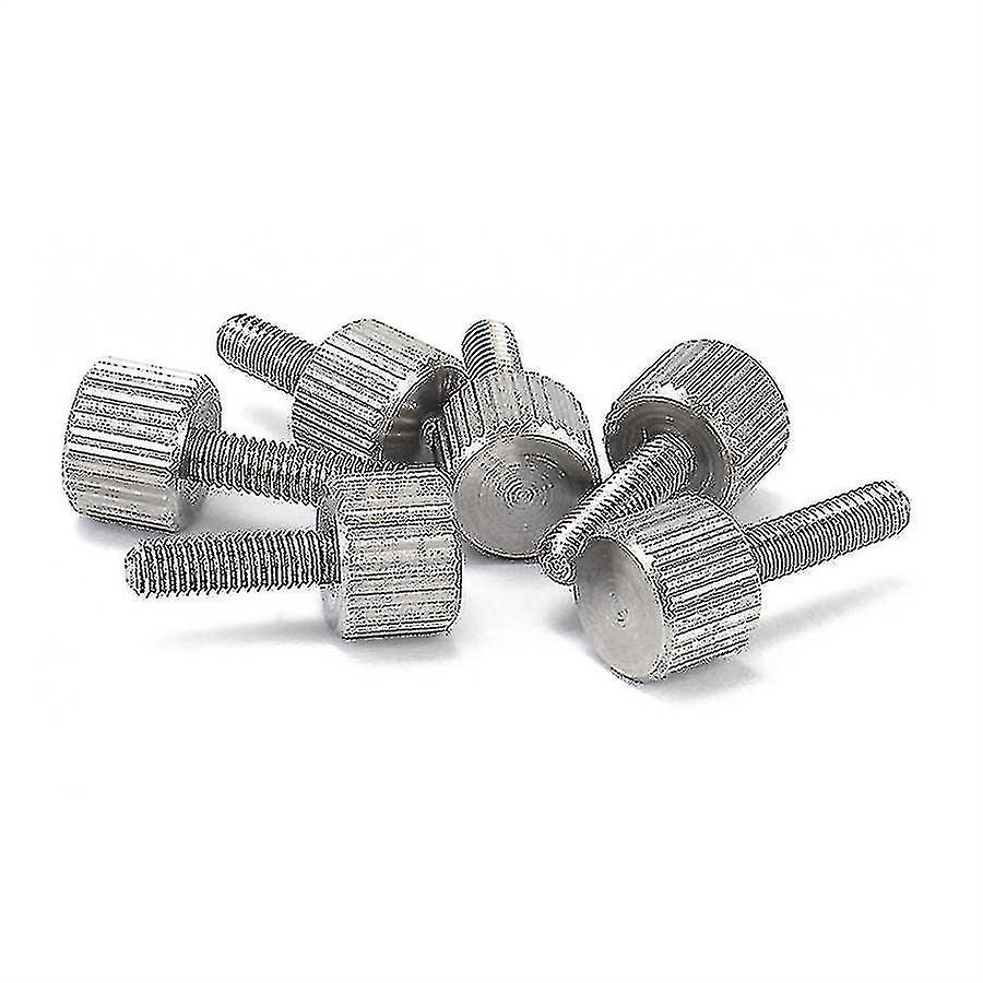 100% New Upgraded Knurled Stainless Steel Thumb Screw M3 M4 M5 M6 Flat ...