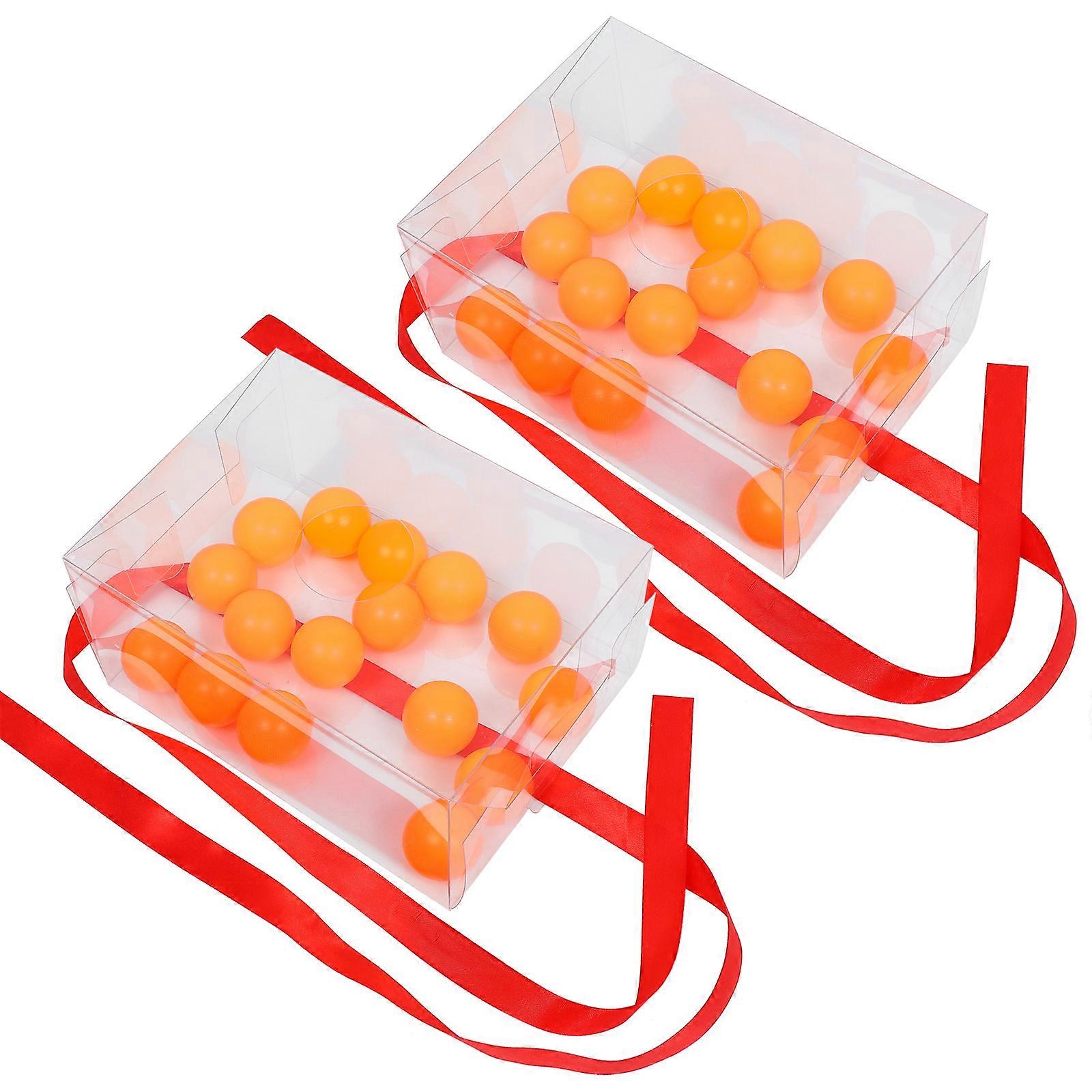 2 Sets Ping-pong Ball Prop Party Game Prop Adults Interactive Game ...