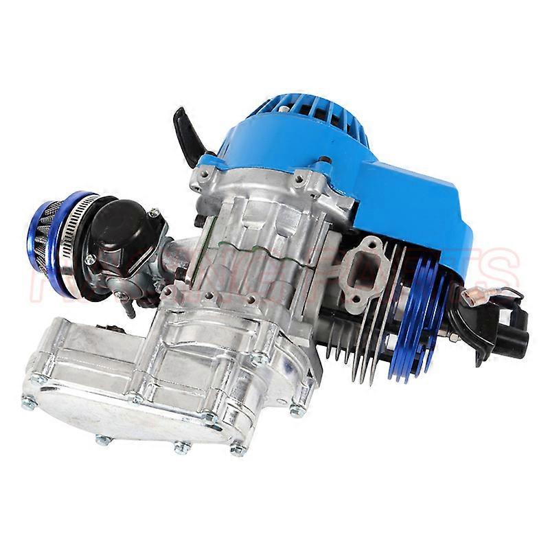2-stroke Racing Engine 49cc Mini Motor Pocket Quad Dirt Bike Pull Start ...