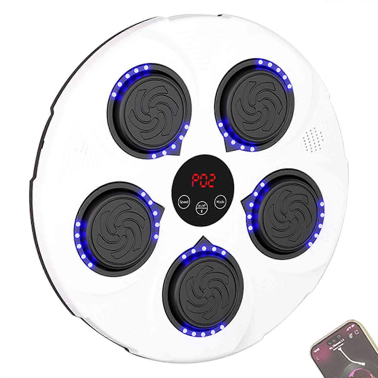 Led Lighted Boxing Target Music Boxing Wall Target Music Boxing Machine ...