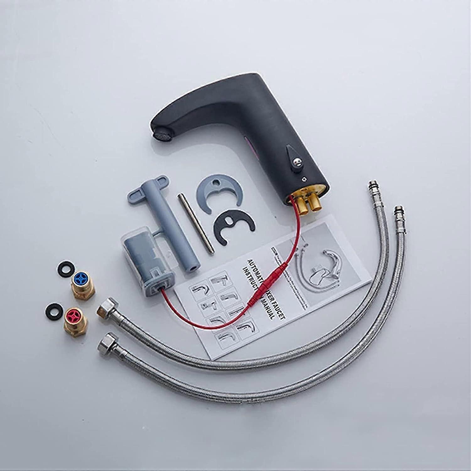 Sensor Basin Faucets Automatic Sensor Mixer Faucet Contactless Hot and ...