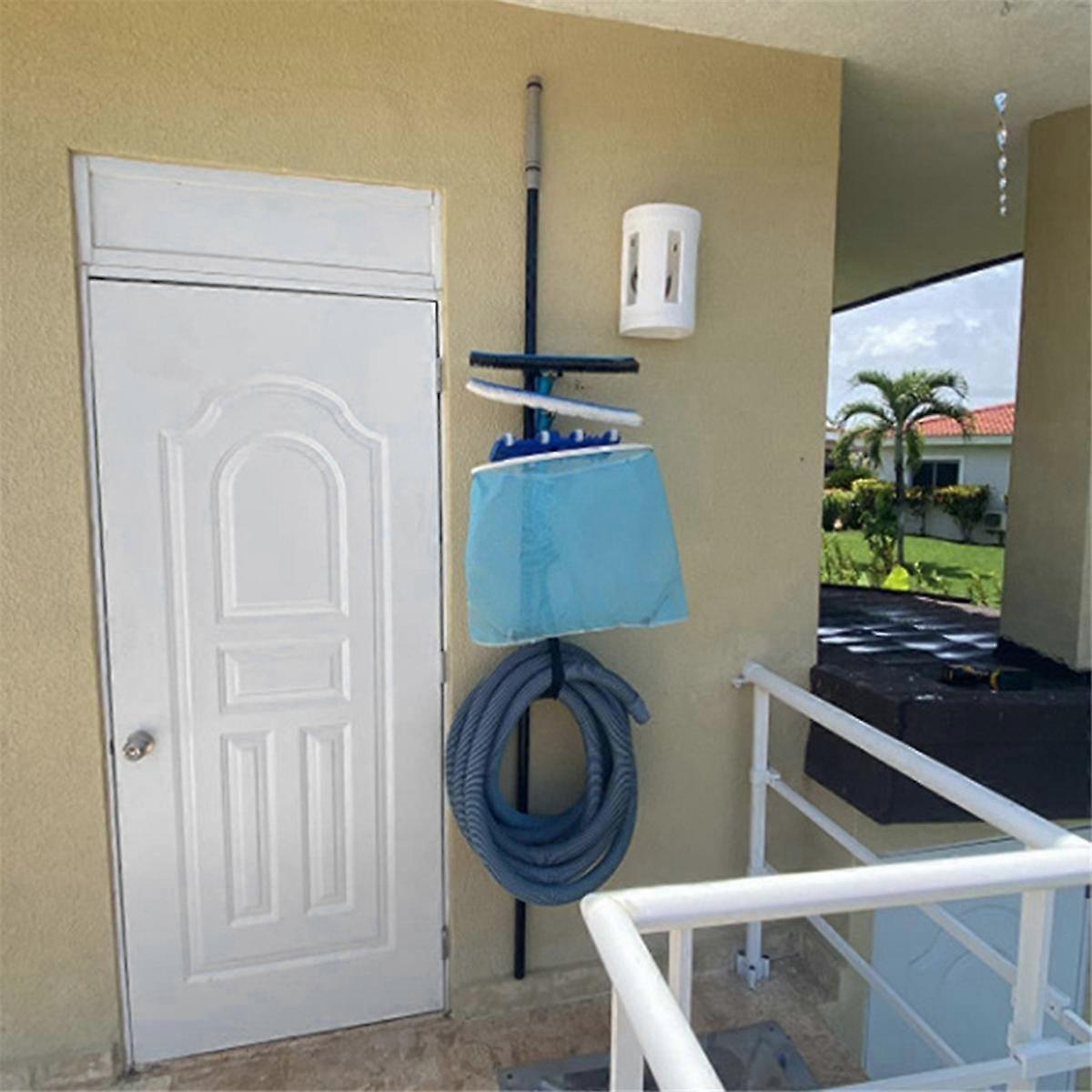 Multi-Purpose Hook Portable Vacuum Hoses Leaf Rakes Pool Tool Organizer ...