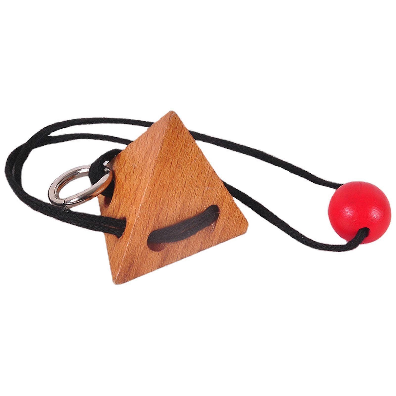 Puzzle Game Rope | Hot Rope Wood Triangle Unlock Toy | Waterproof and ...