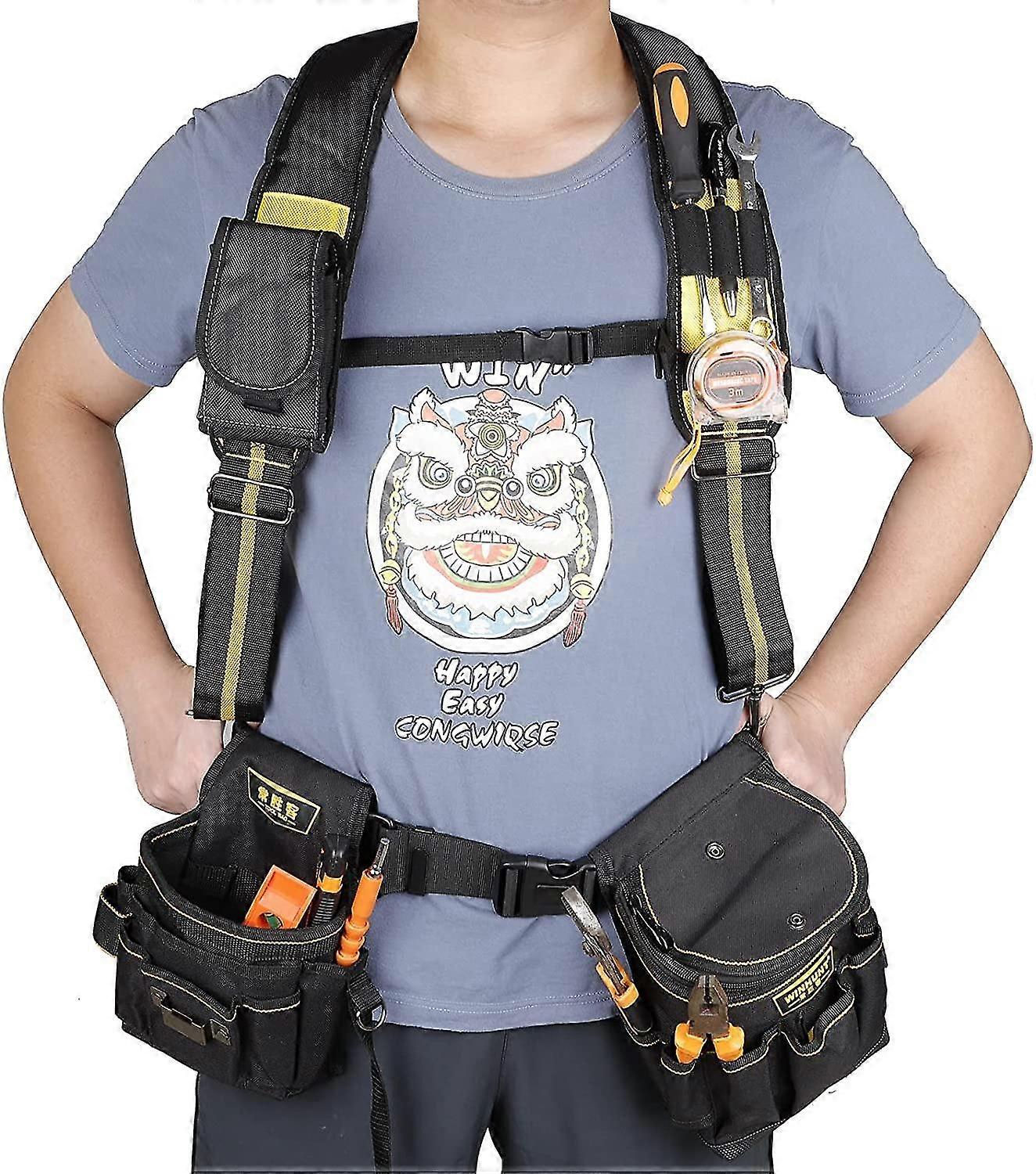 Tool Belt Tool Belt Suspenders, Tool Belts, Work Tool Belts, Heavy Duty ...