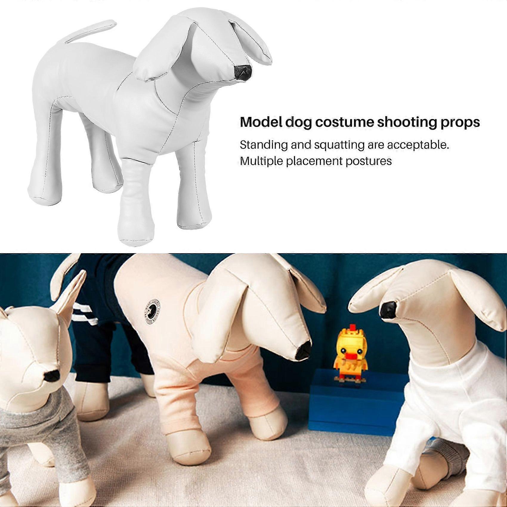 Leather Dog Mannequins Standing Position Dog Models Toys Pet Animal ...