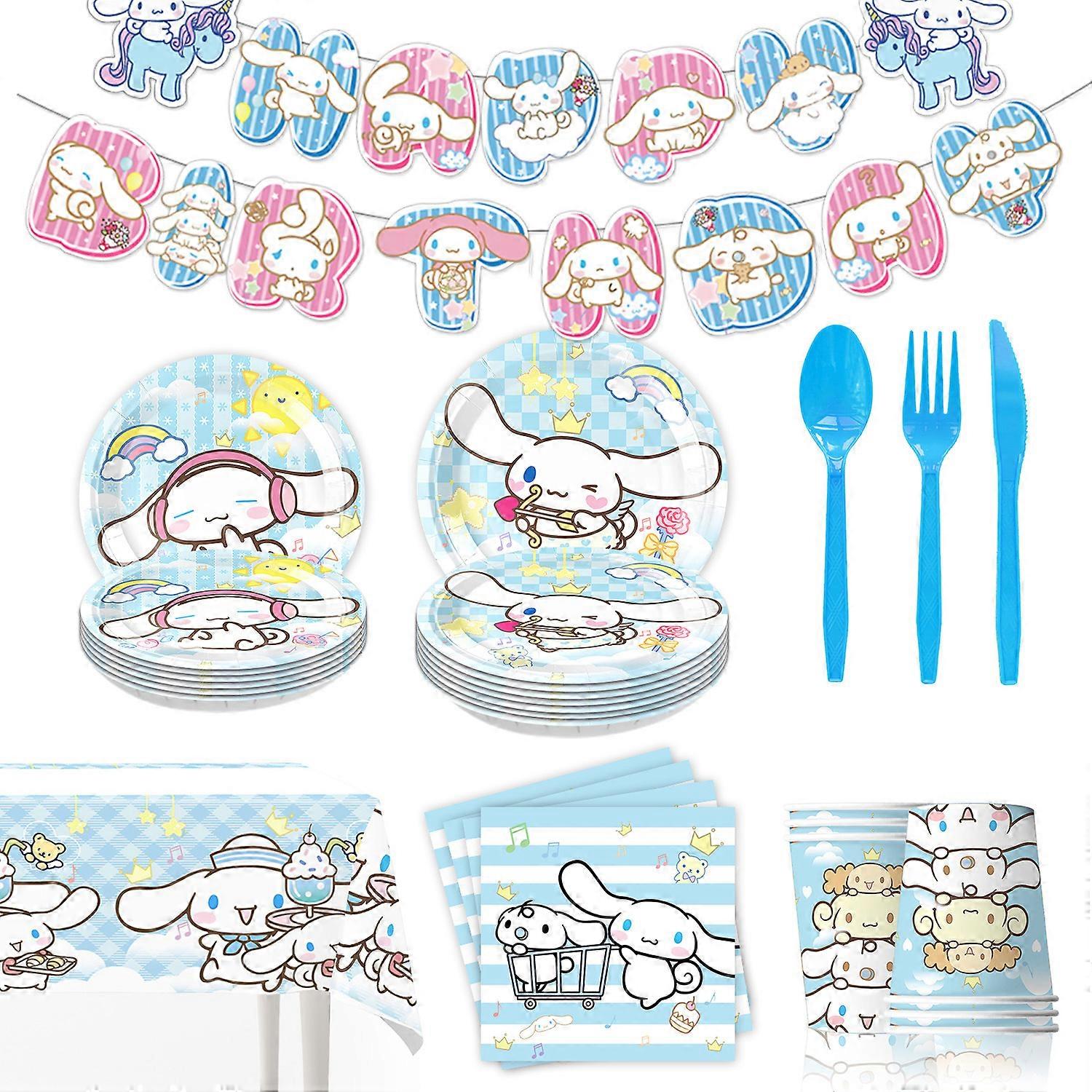 Cinnamoroll Party Decorations,Birthday Party Supplies For Cinnamoroll ...