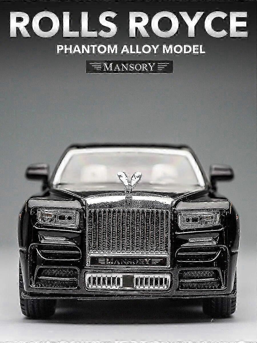 1/24 Rolls Royce Phantom Toy Car Model Diecast Metal Luxury Miniature ...