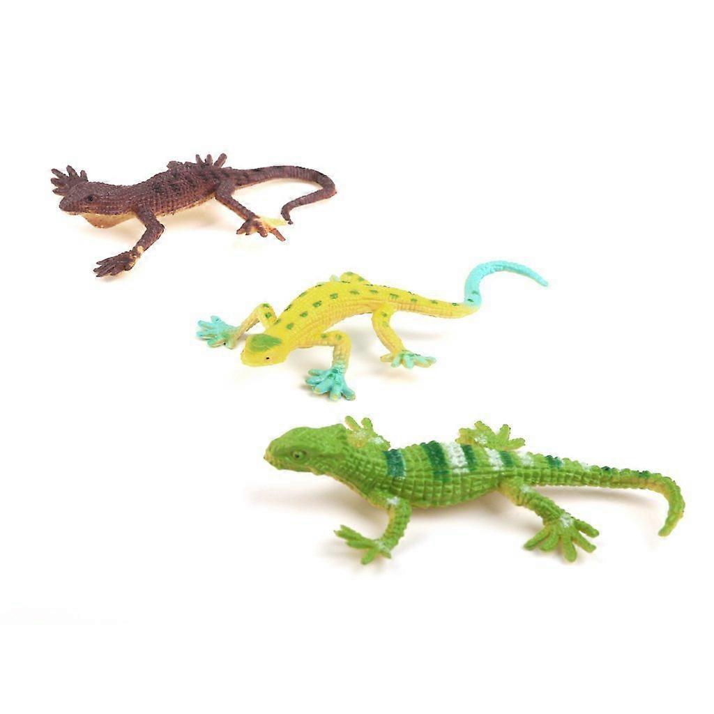 Gecko small plastic lizard Simulation reality decoration Children's ...