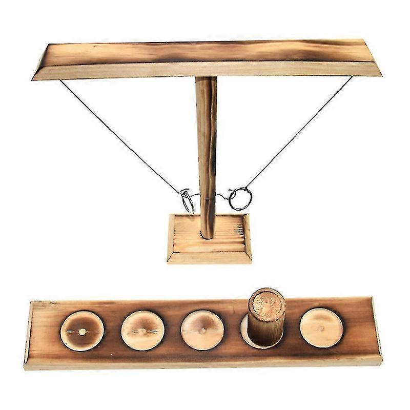 Hook And Ring Toss Battle Game Kids Adults Family Interactive Drinking Games Table Top Ring Toss ...