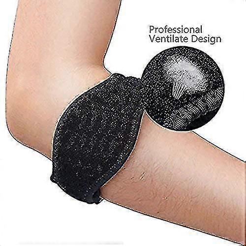 2pcs Adjustable Tennis Elbow Brace, Tennis & Golfer's Elbow Pain Relief ...