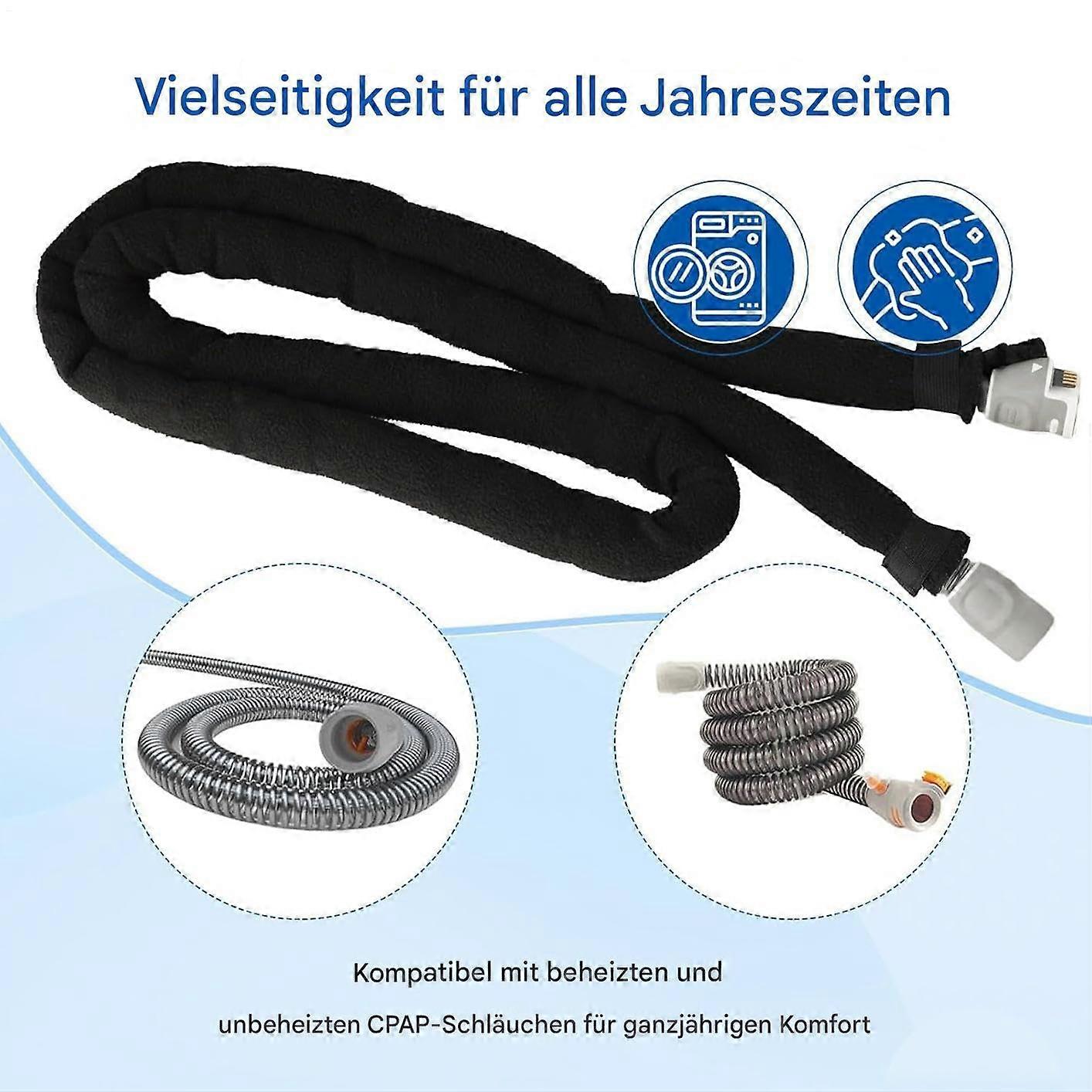 Breathing Tube Cover For CPAP Tubing Medical-Grade Cat-Safe Zippered ...