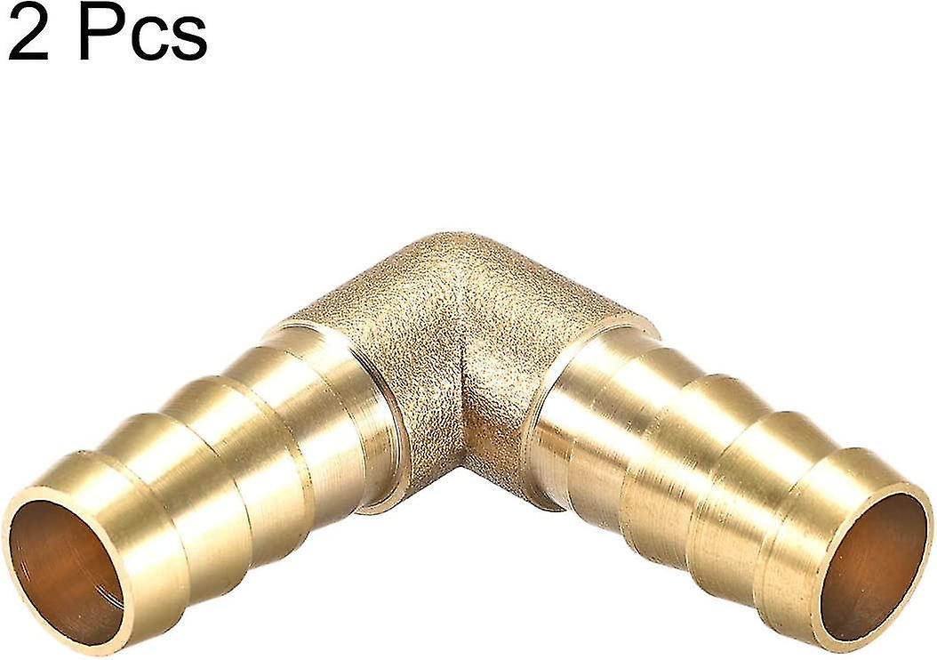 12mm Barbed Brass Hose Fitting 90 Degree Elbow Hose Connector Coupler Hose Adapter 2pcs | Fruugo UK