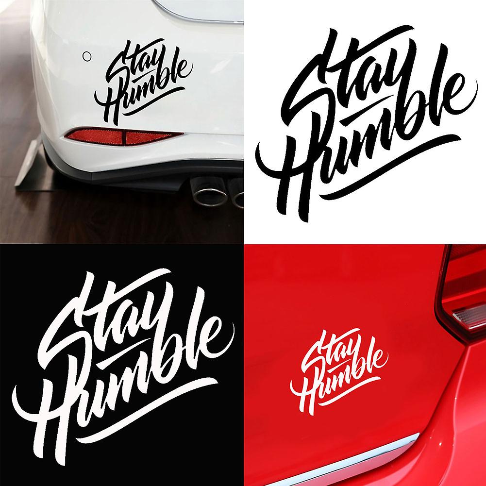 Stay Humble Letters Reflective Car Vehicle Body Window Decals Sticker ...