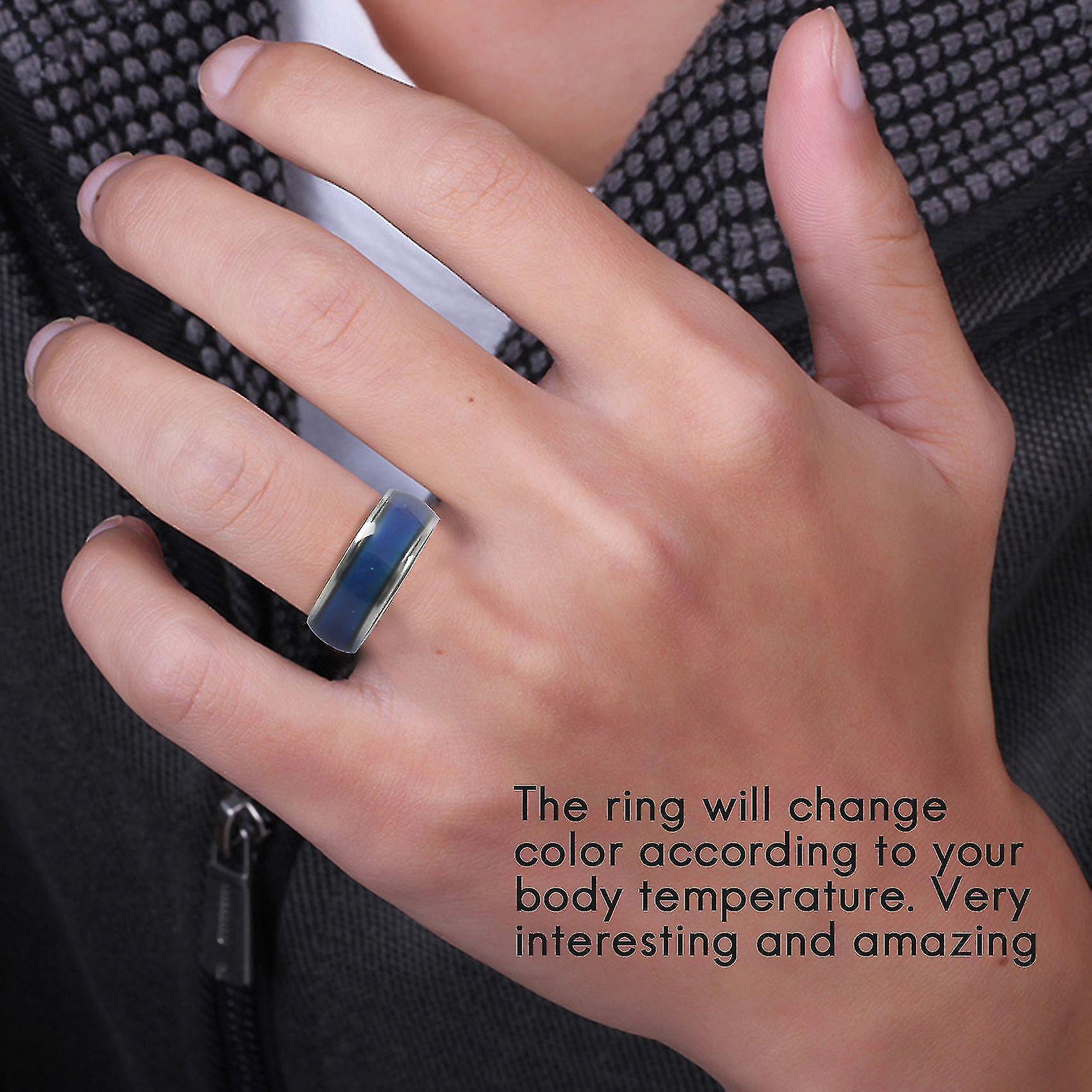 Mood Ring Color Changeable Ring | Fruugo UK