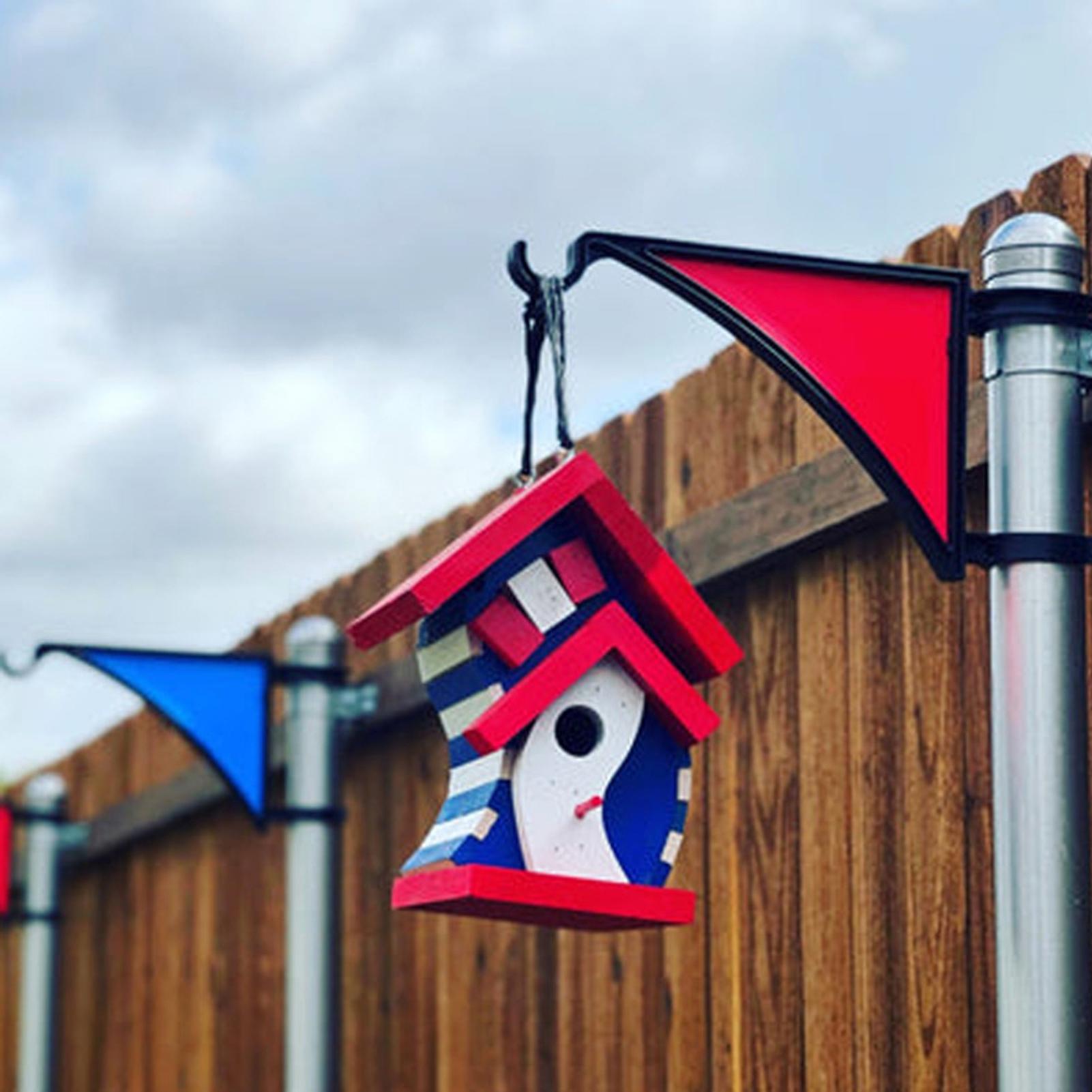 Hangs Fence Post Hanger Easy Install Fence Post Plant Hangers Hand ...